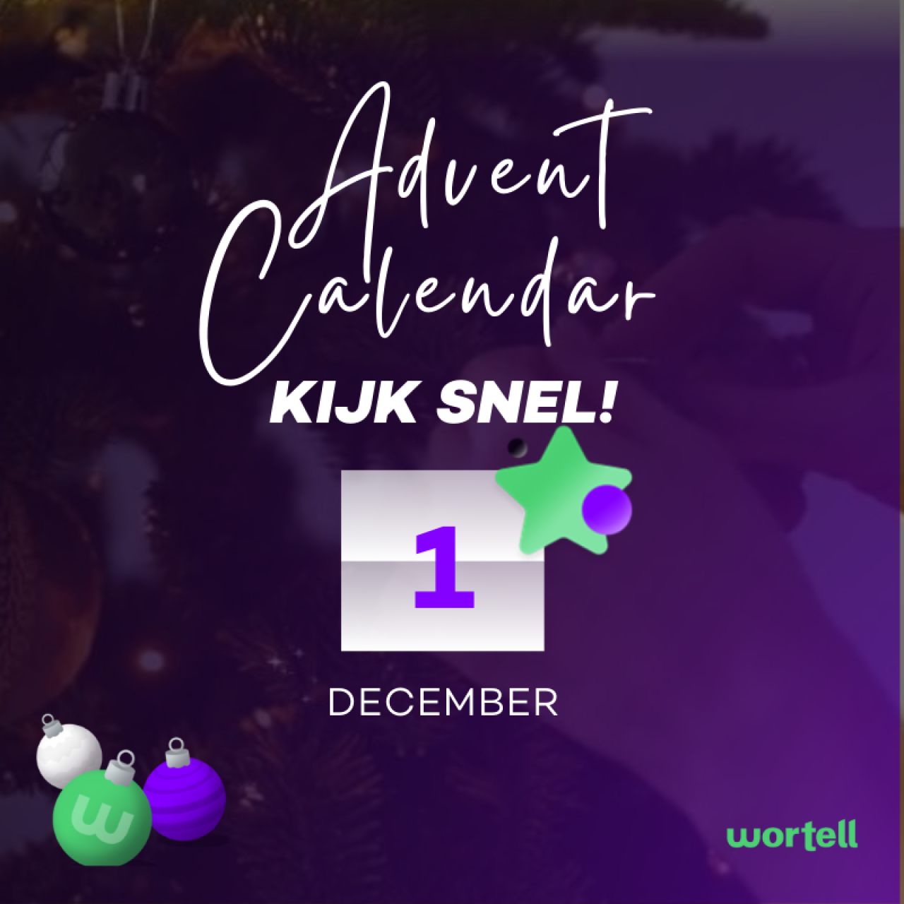 de Wortell Adventskalender gaat van start! • Wortell