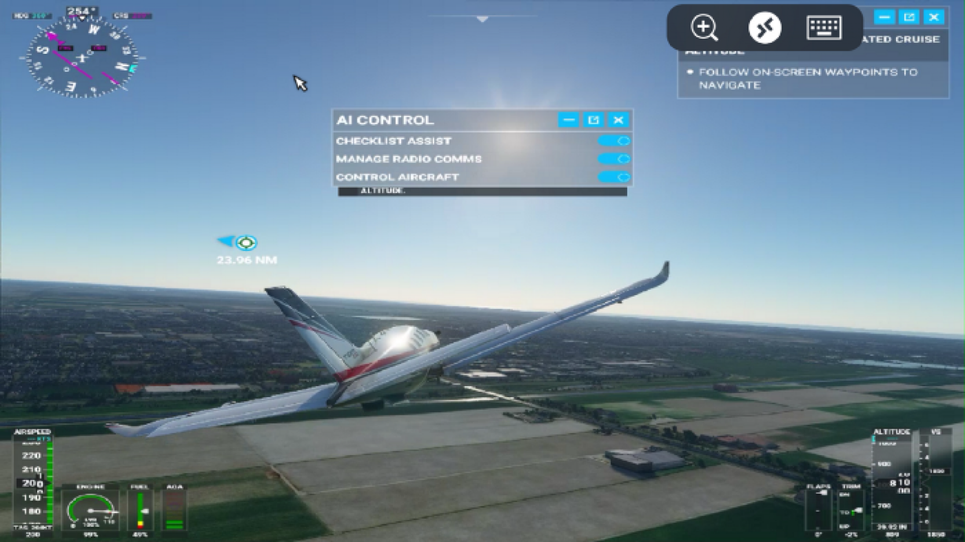 Microsoft Flight Simulator 2020 running in Windows Virtual Desktop ...
